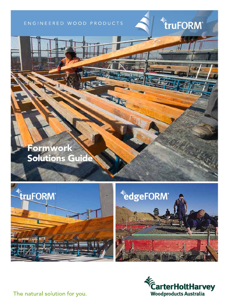 TRUFORM EDGEFORM - Formwork - Guide - Aug12 | PDF | Lumber | Plywood