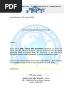 Carta de Traslado Ipuc | PDF | Religión y espiritualidad