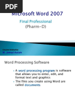 Module 2 (Word Processing) | PDF | Computer File | Cursor (User Interface)