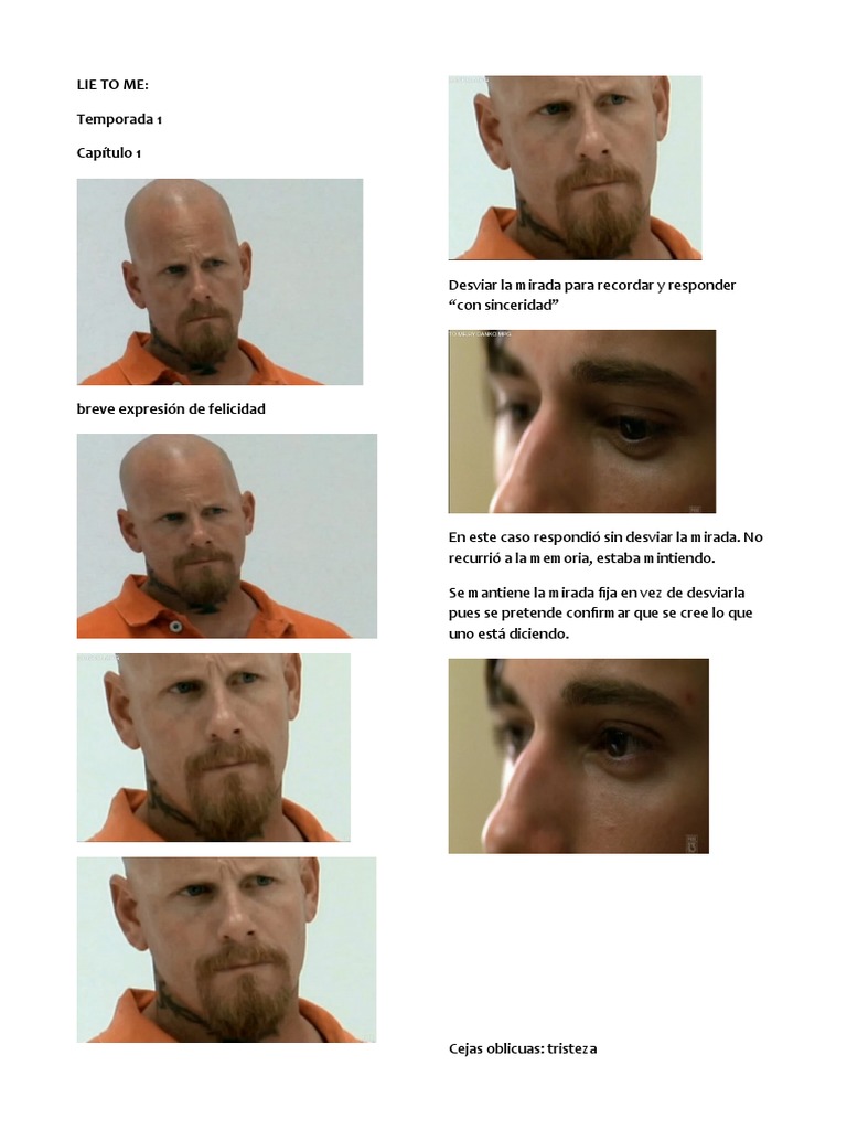 Lie To Me | PDF | Experiencia subjetiva | Las emociones