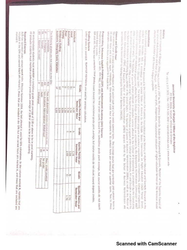 Grading System PDF