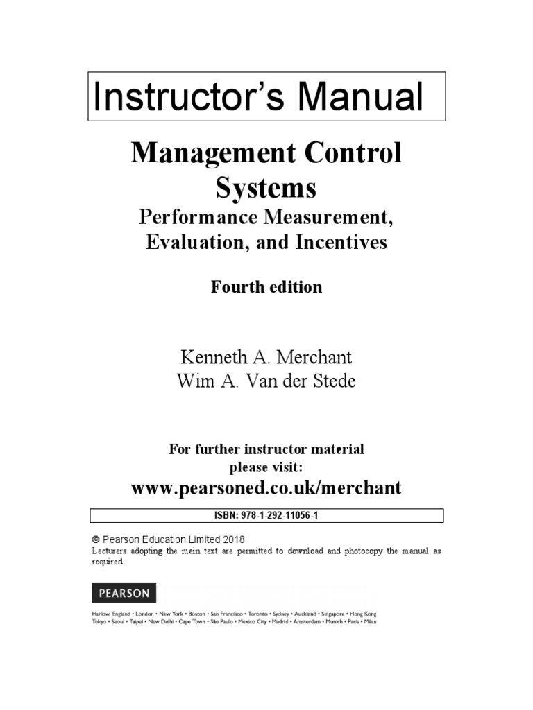 Instructors Manual PDF | PDF | Sarbanes–Oxley Act | Enterprise Risk ...