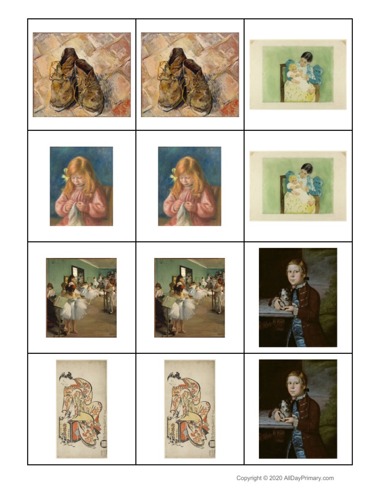 Art Memory Game | PDF
