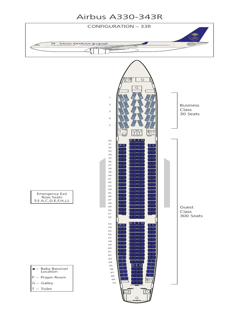 Seating Plan Proofs Nov2016 - Airbus A330 343R | PDF | Aviation | Business
