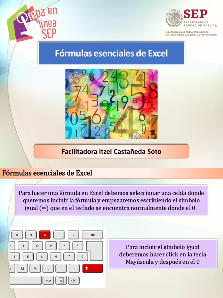 Fórmulas Esenciales de Excel/Módulo 11 | PDF | Microsoft Excel | Números