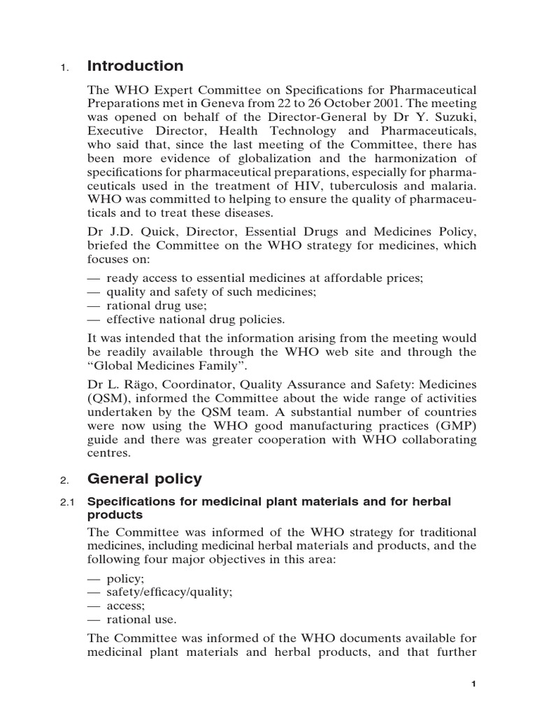 Informe 37 de La OMS PDF | PDF | World Health Organization | Hazard ...