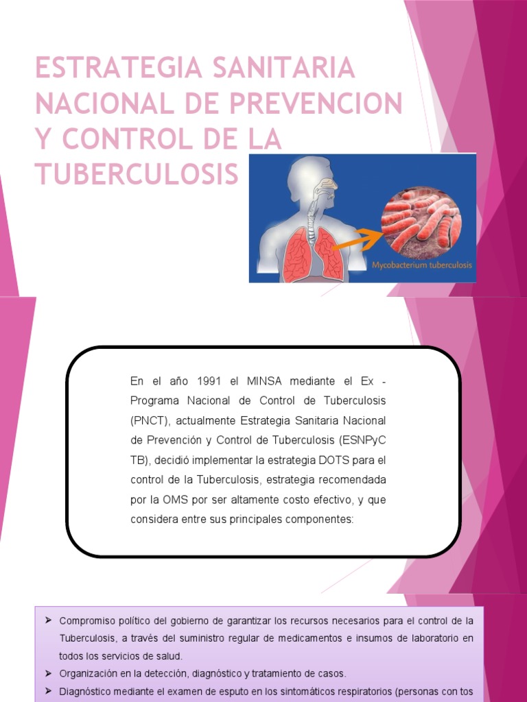 Estrategia Sanitaria Nacional de Prevencion y Control de La ...