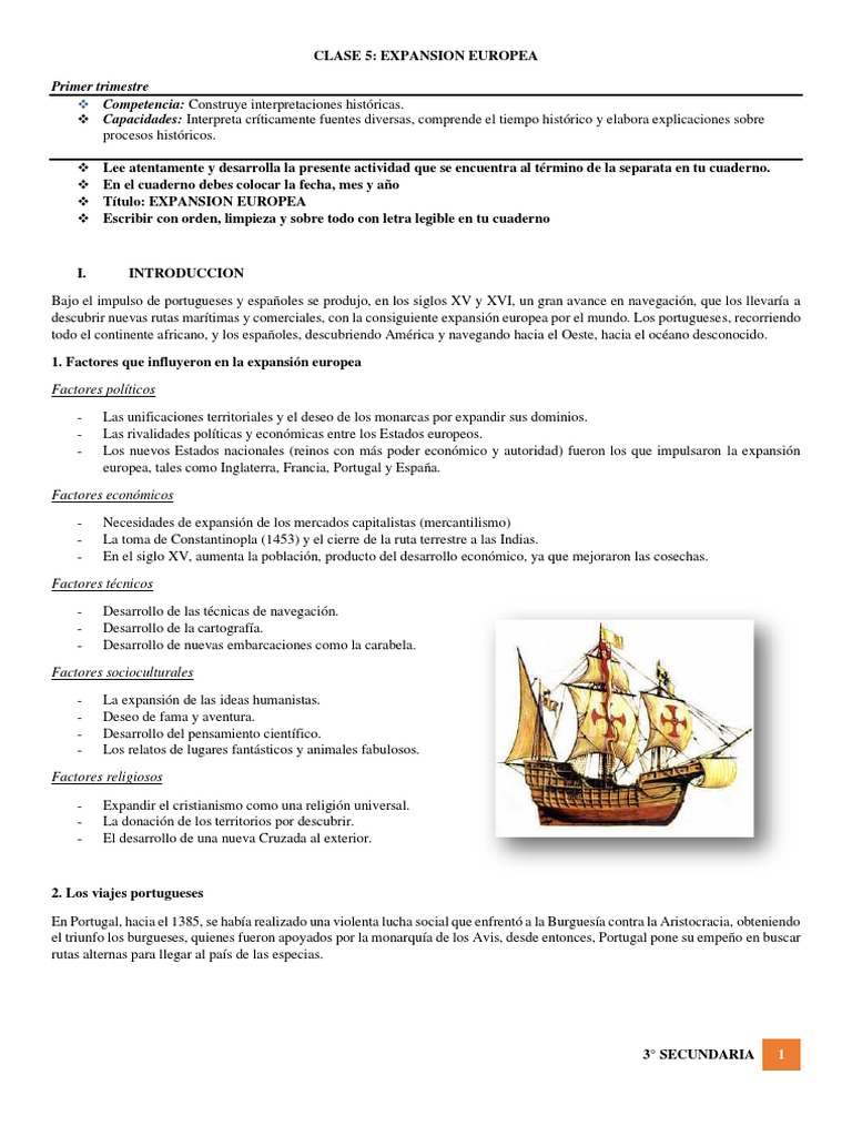 Expansion Europea | PDF | Cristobal colon | Exploración