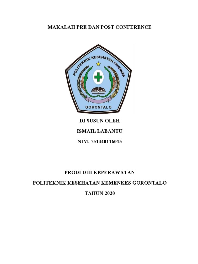 Makalah Pre Dan Post Conference | PDF