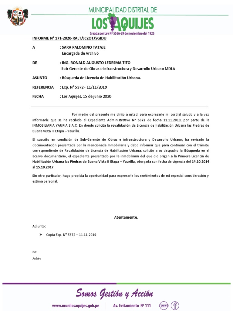 Modelo de Informe de de Búsqueda de Archivos | PDF