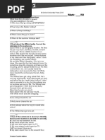 Project 1 Fourth Edition Tests For Unit 1 | PDF