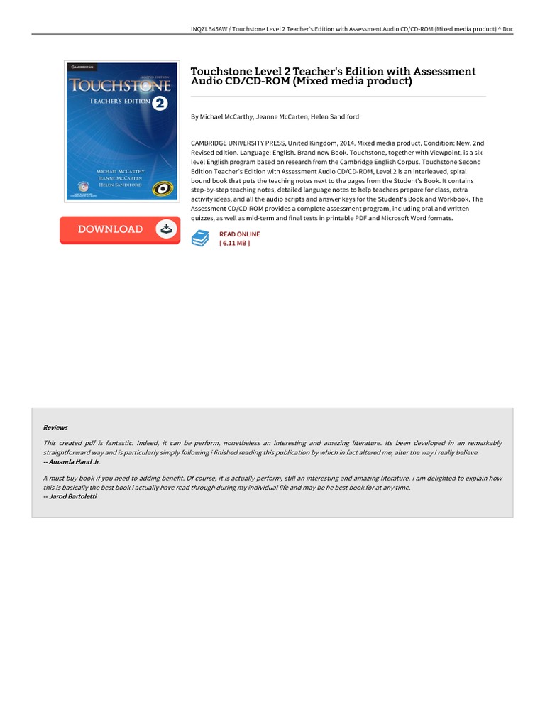 Touchstone Level 2 Teacher 39 S Edition PDF | PDF | English As A Second ...