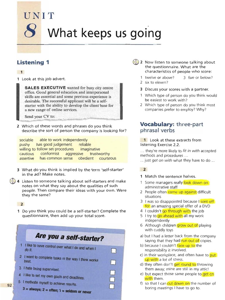 Unit 8 - Reading - My Dream Job | PDF