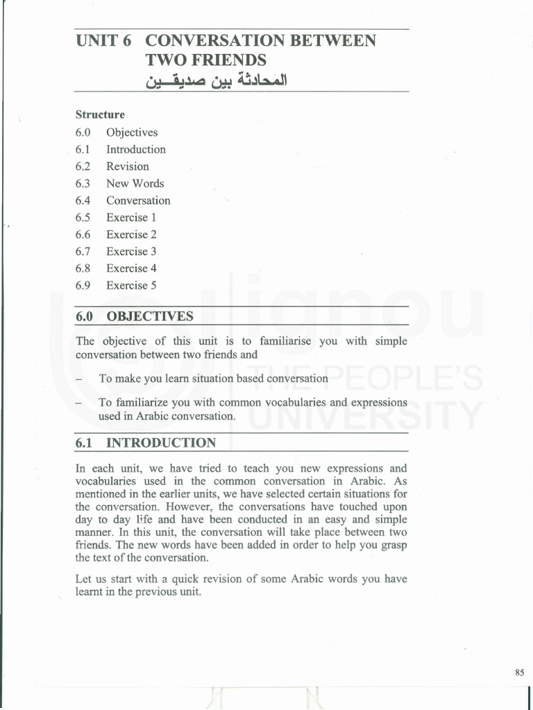Unit 6 Conversation Between: Two Friends | PDF | Communication | Semiotics