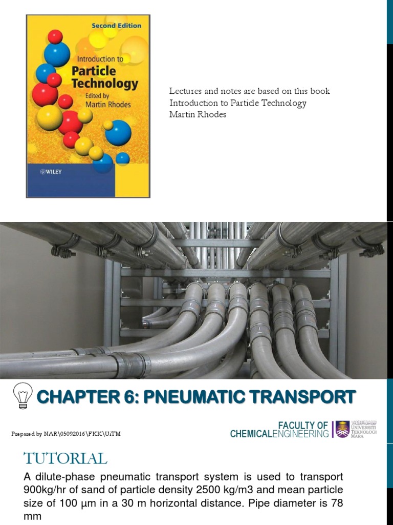 PNEUMATIC TRANSPORT Tutorial | PDF