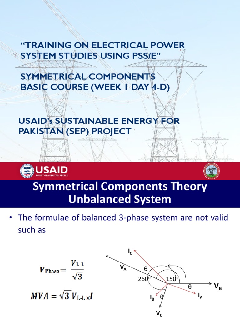 W-1-Day-4-D - Symmetrical Components | PDF | Euclidean Vector | Electricity