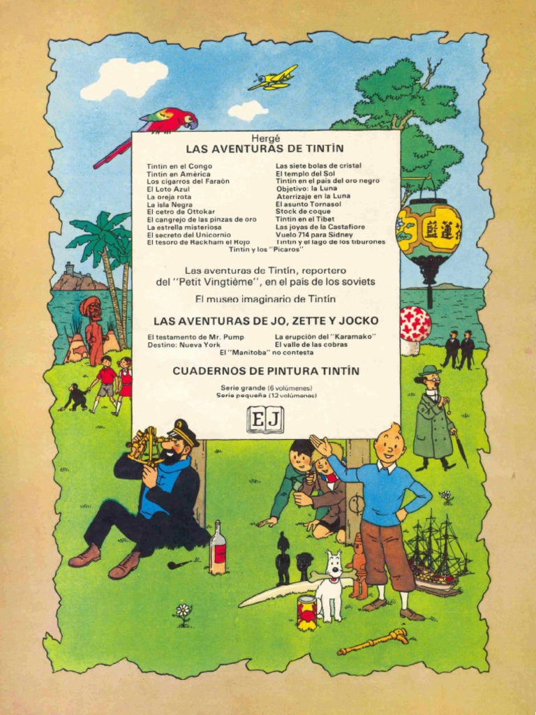 Comics - Las Aventuras de Tintín (Colección de 23 Libros) PDF | PDF