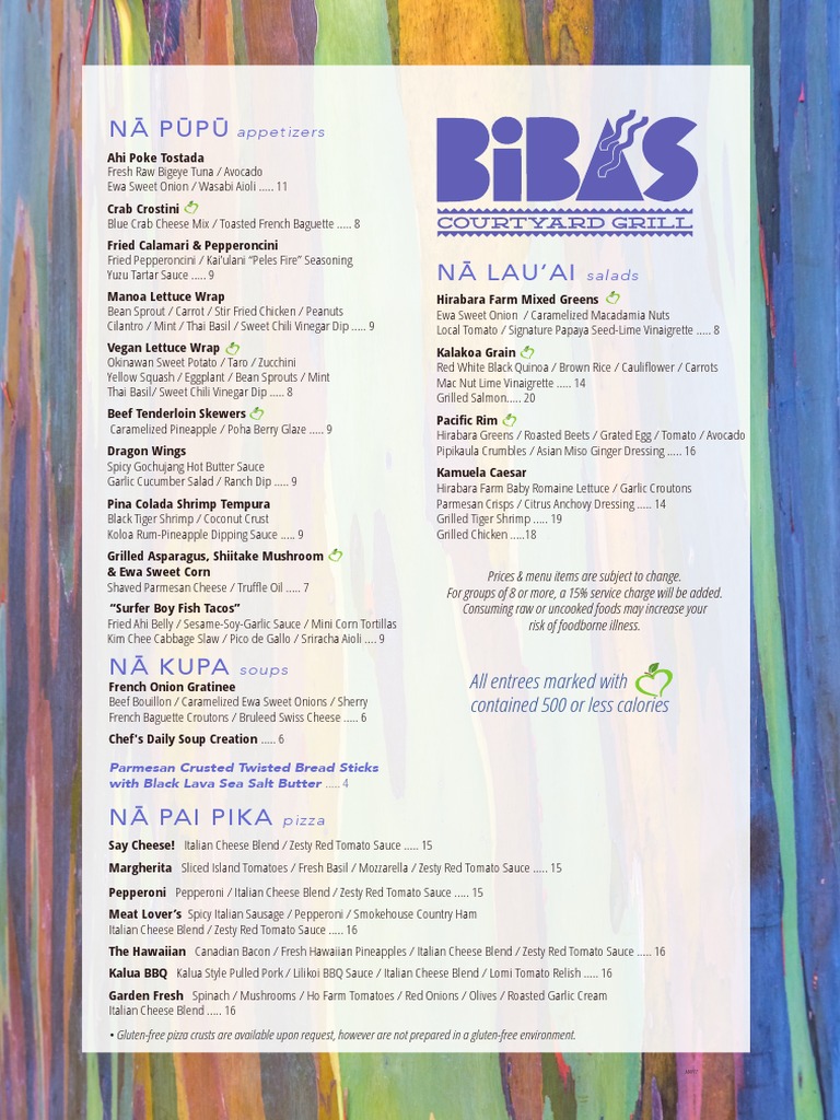 Bibas Menu MAY2017 Tabloid | PDF | Tomato Sauce | Salad