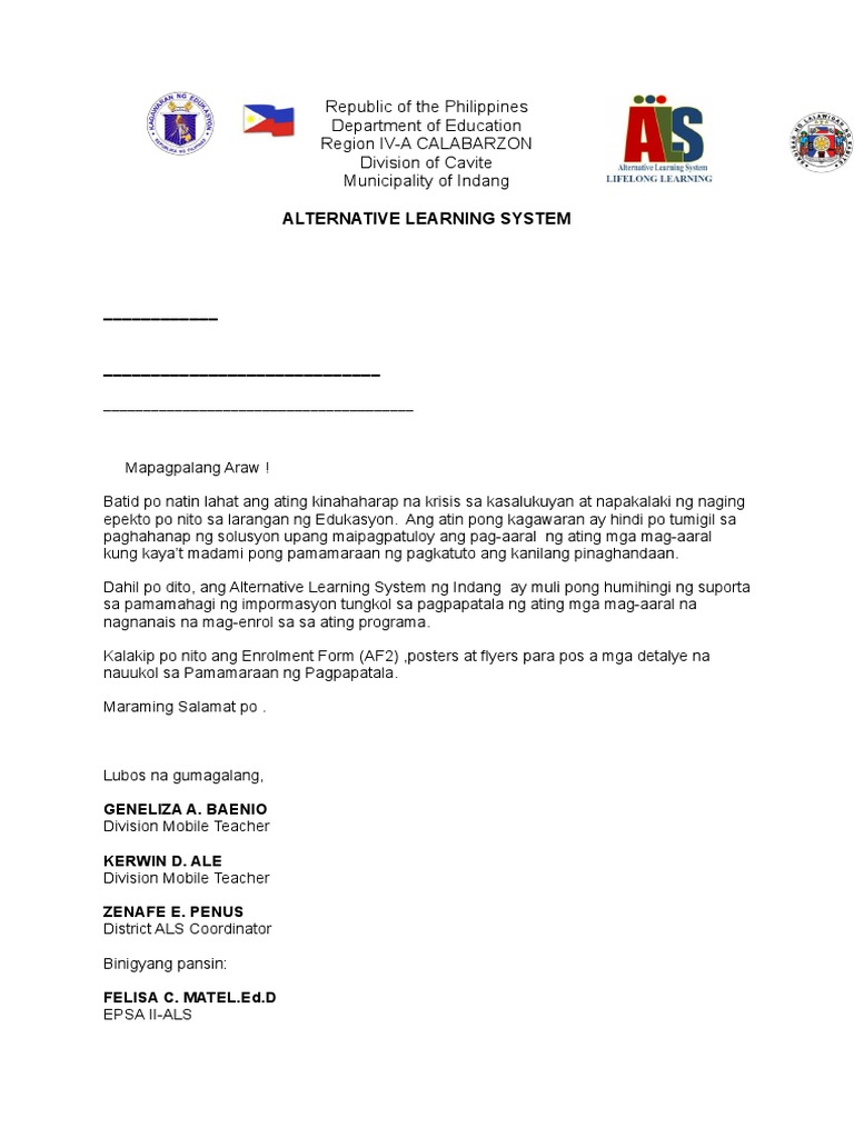 Sulat Sa Kapitan Enrolment Process | PDF