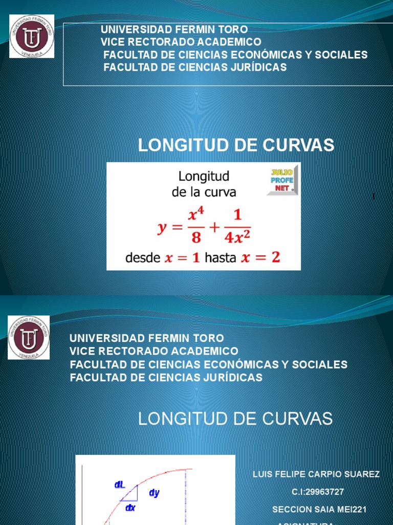 Longitud de Curvas | PDF | Curva | Geometría algebraica
