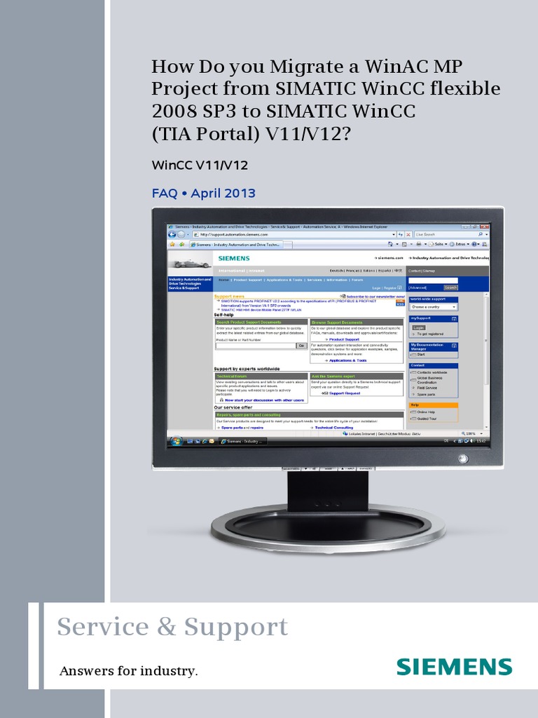 Migration Winacmp To Step7 v11 Wincc v11 en PDF | PDF | Menu (Computing ...