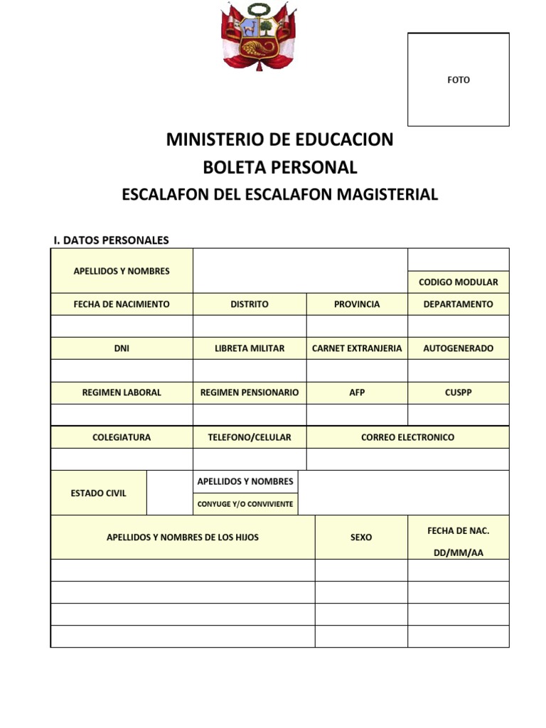 Boleta Personal | PDF | Business