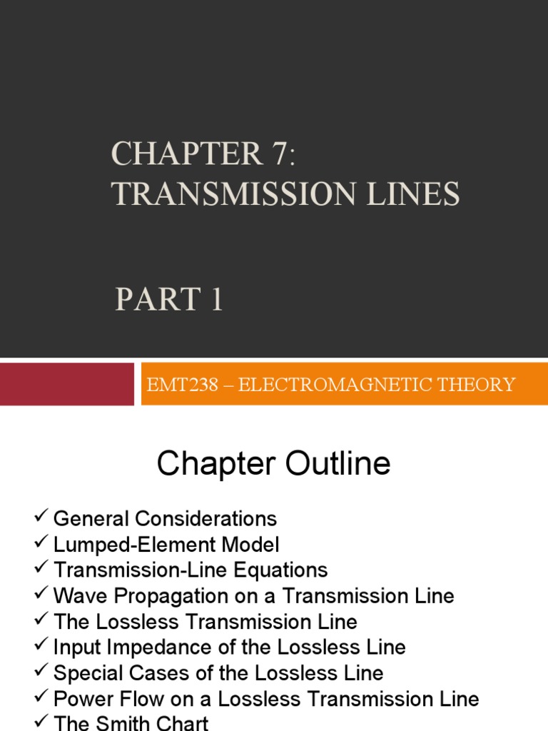 Transmission Line Theory Overview | PDF | Transmission Line | Quantity