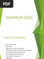 Ejemplos de Macros en Excel | PDF | Macro (informática) | Microsoft Excel