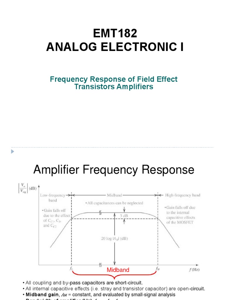 FET Amplifiers Frequency Response 3 | PDF | Amplifier | Electromagnetism