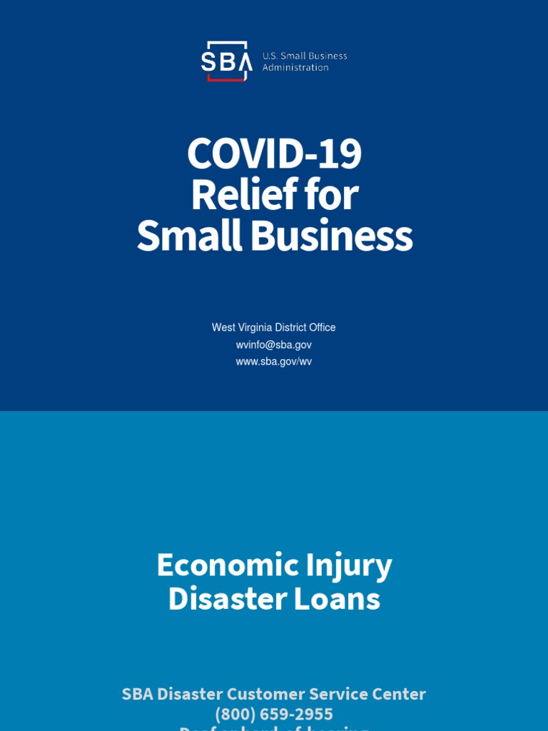 West Virginia COVID-19 Business Relief Guide | PDF | Loans | Economies