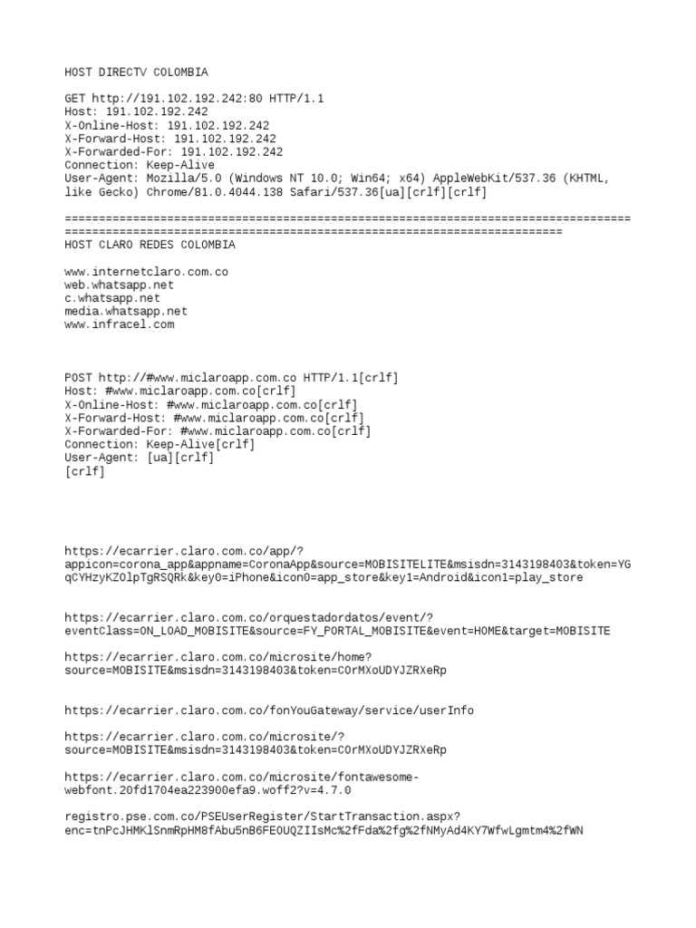Host Operadores | PDF | Internet Protocol Based Network Software | System Software