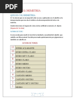 Tablas de Colorimetría para Cabello | PDF | Color | marrón