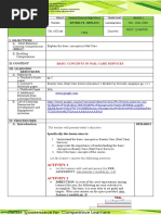 Detailed Lesson Plan in Beauty Care (Nail Care) Services Grade VIII ...