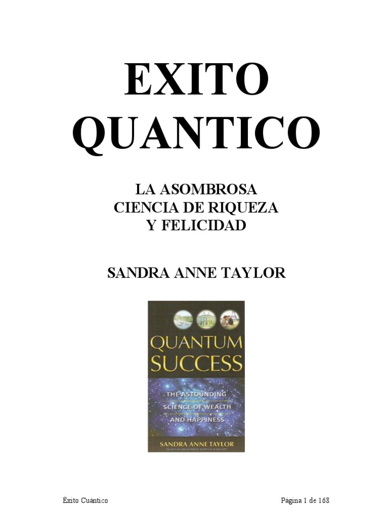 Sandra Anne Taylor - Exito Cuantico | PDF | Teoría | Universo