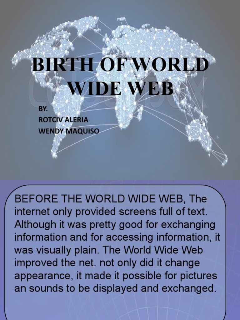 Birth of World Wide Web | PDF