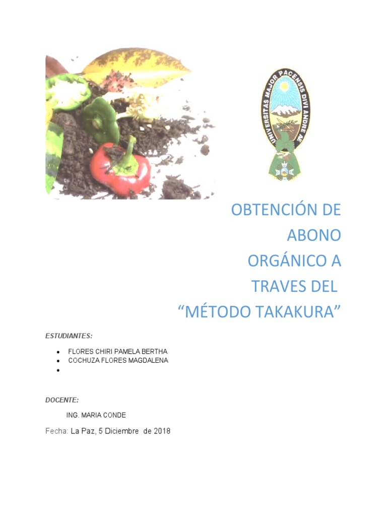 Compost Takakura Teo | PDF | Compost | Química