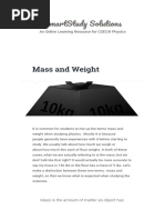 Physics: Convert Specific Gravity to Weight | PDF | Weight | Density