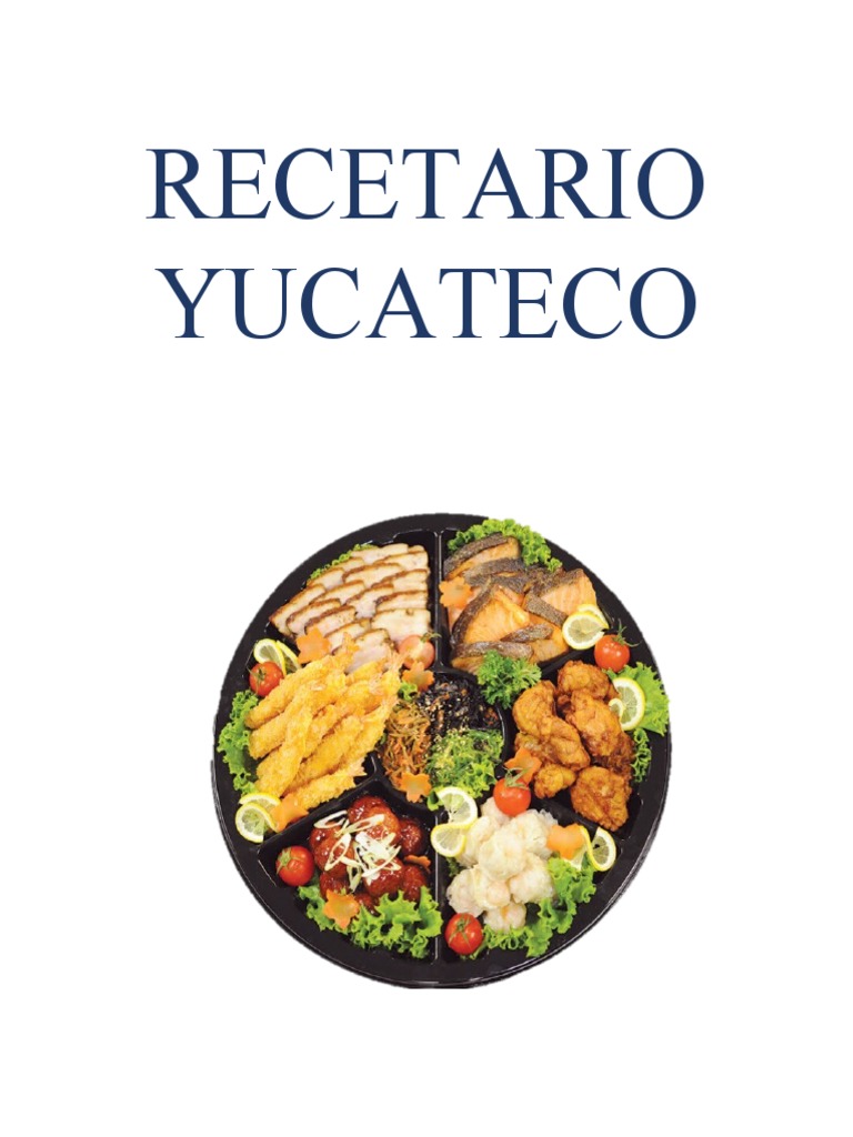 Recetario Yucateco | PDF | Caldo | Cilantro