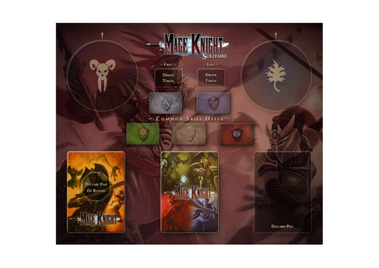 Mage Knight Dummy Player Mat | PDF