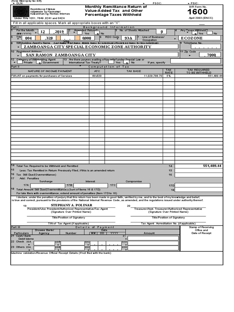 Fill in All Applicable Spaces. Mark All Appropriate Boxes With An "X ...