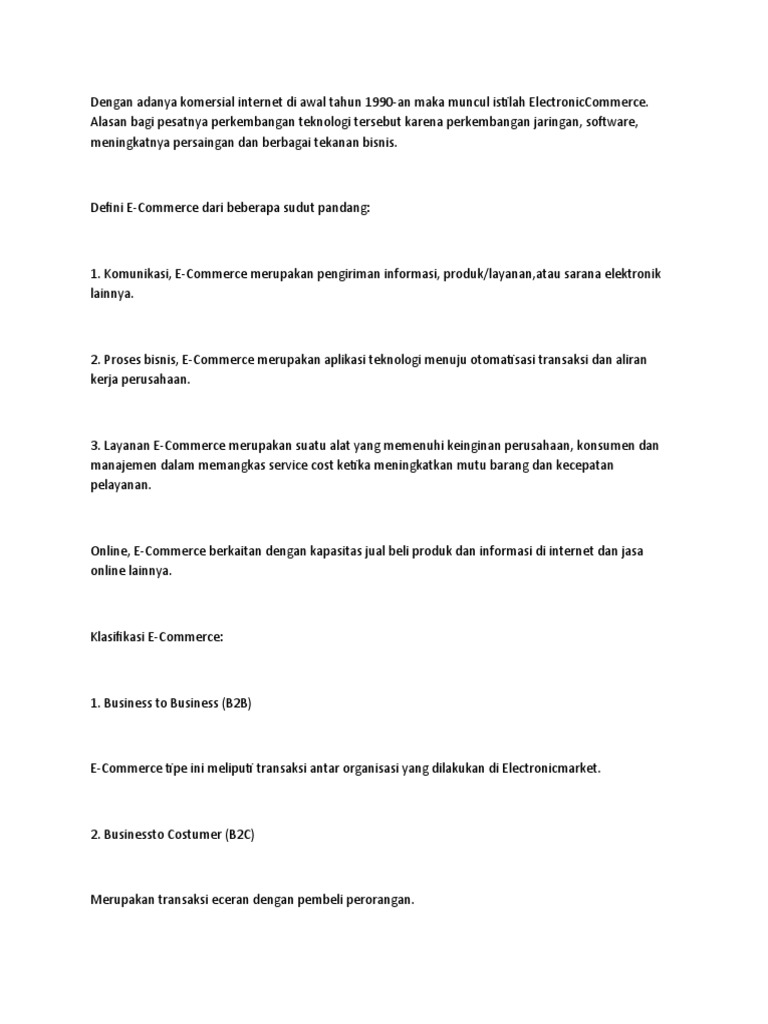 Review Materi e Commerce Dan Digital Marketing | PDF