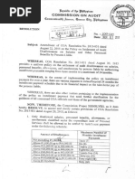 Coa Memorandum No. 2005-027 | PDF | Audit | Specification (Technical ...