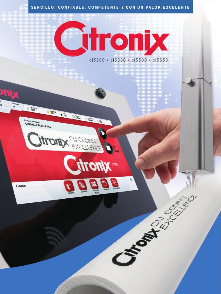 Folleto Citronix Serie 5000 | PDF | Impresora (Computación ...