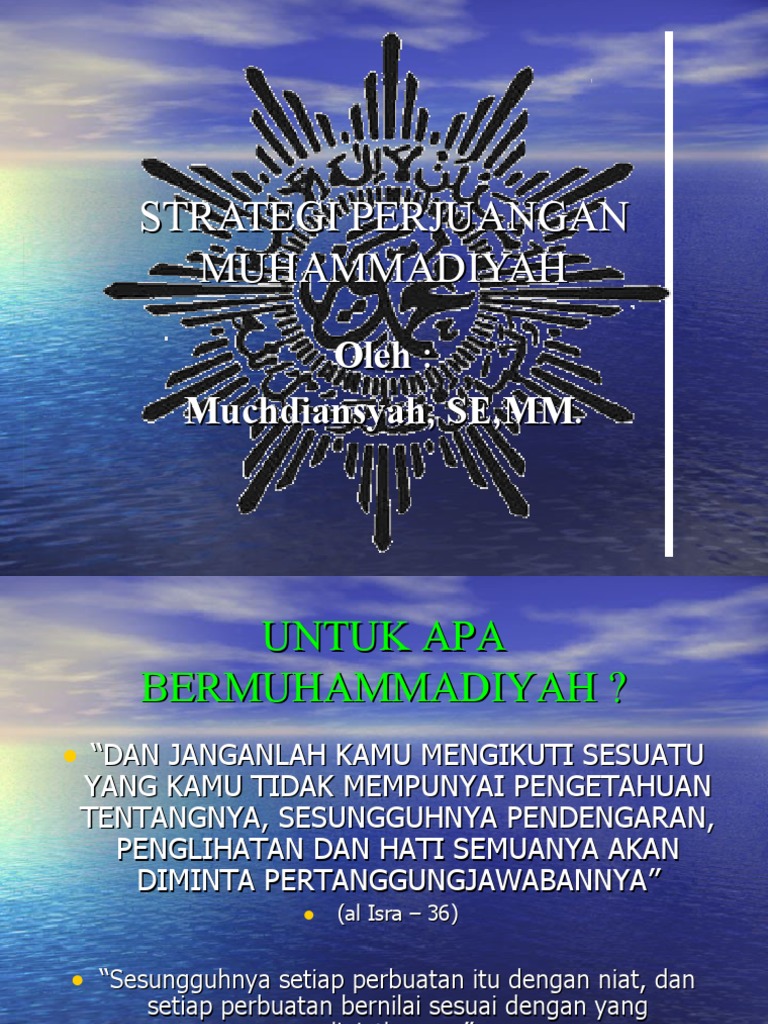 Strategi Perjuangan Muhammadiyah | PDF