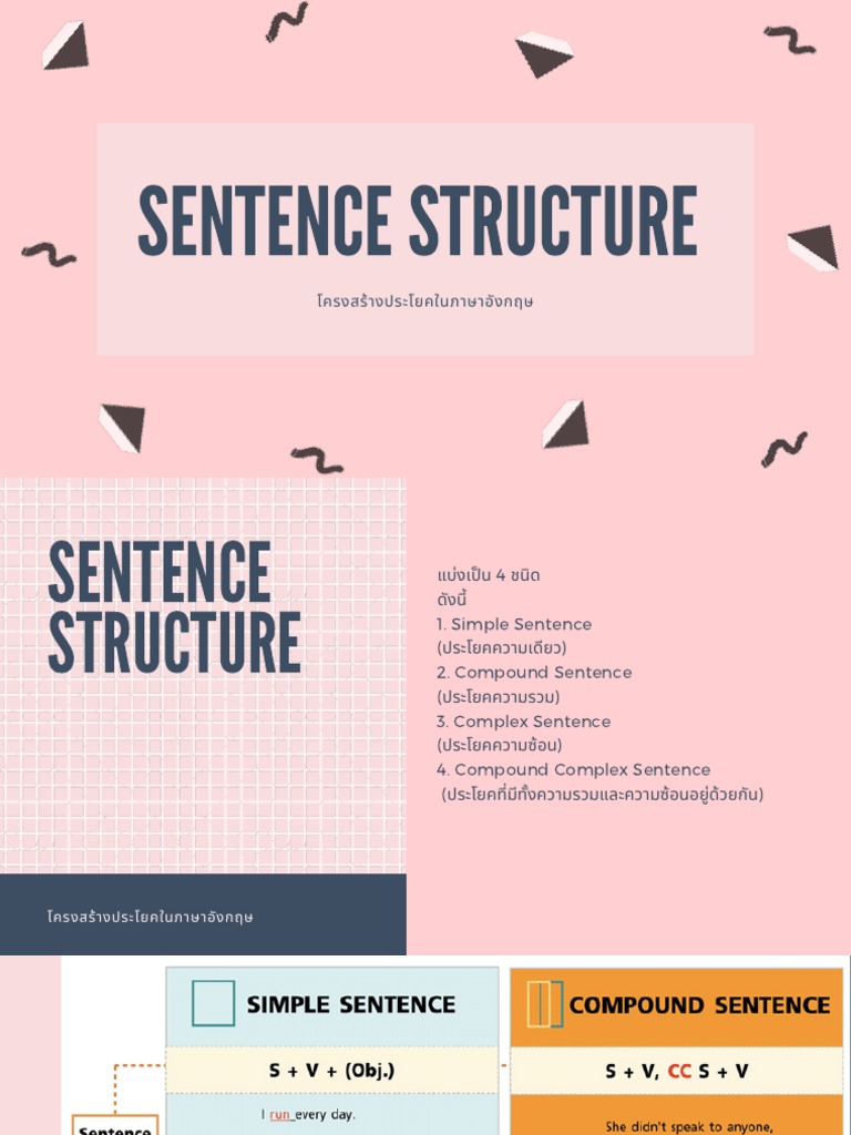 Sentence Structure PDF | PDF