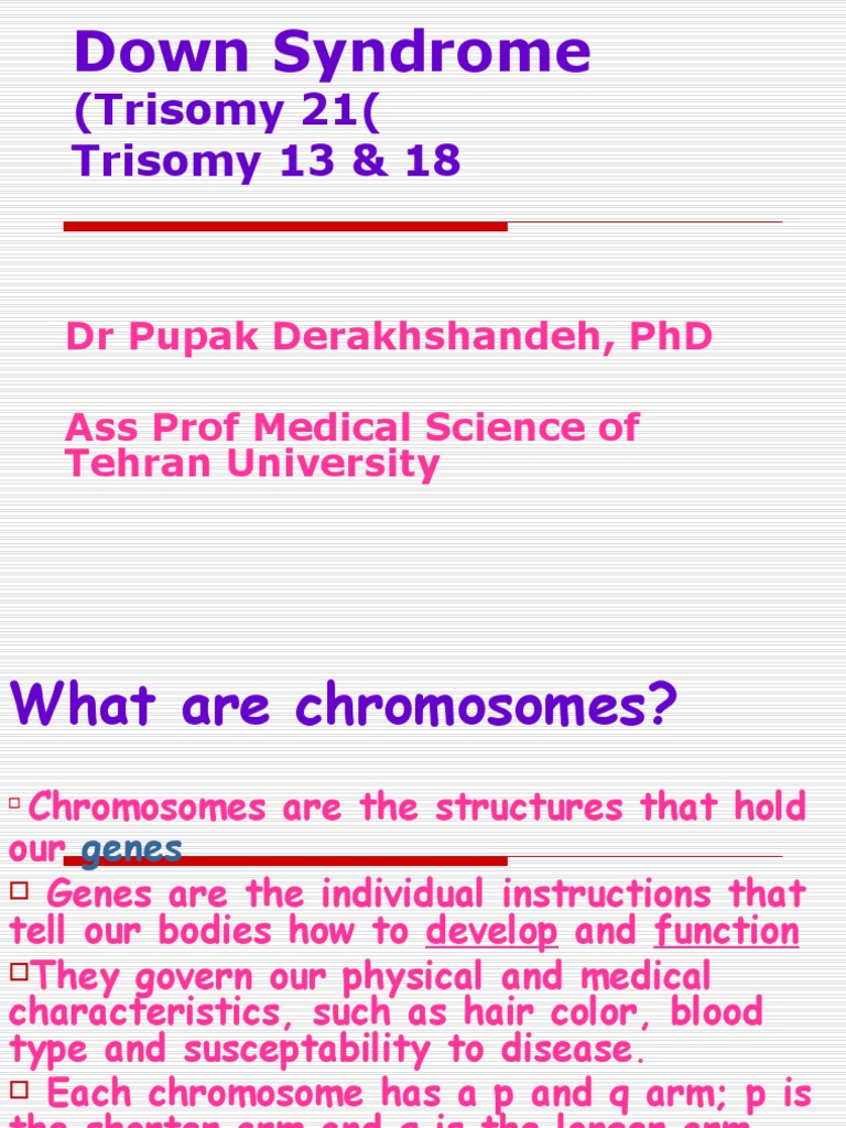 Trisomy 13, 18 & 21 | PDF | Down Syndrome | Medicine