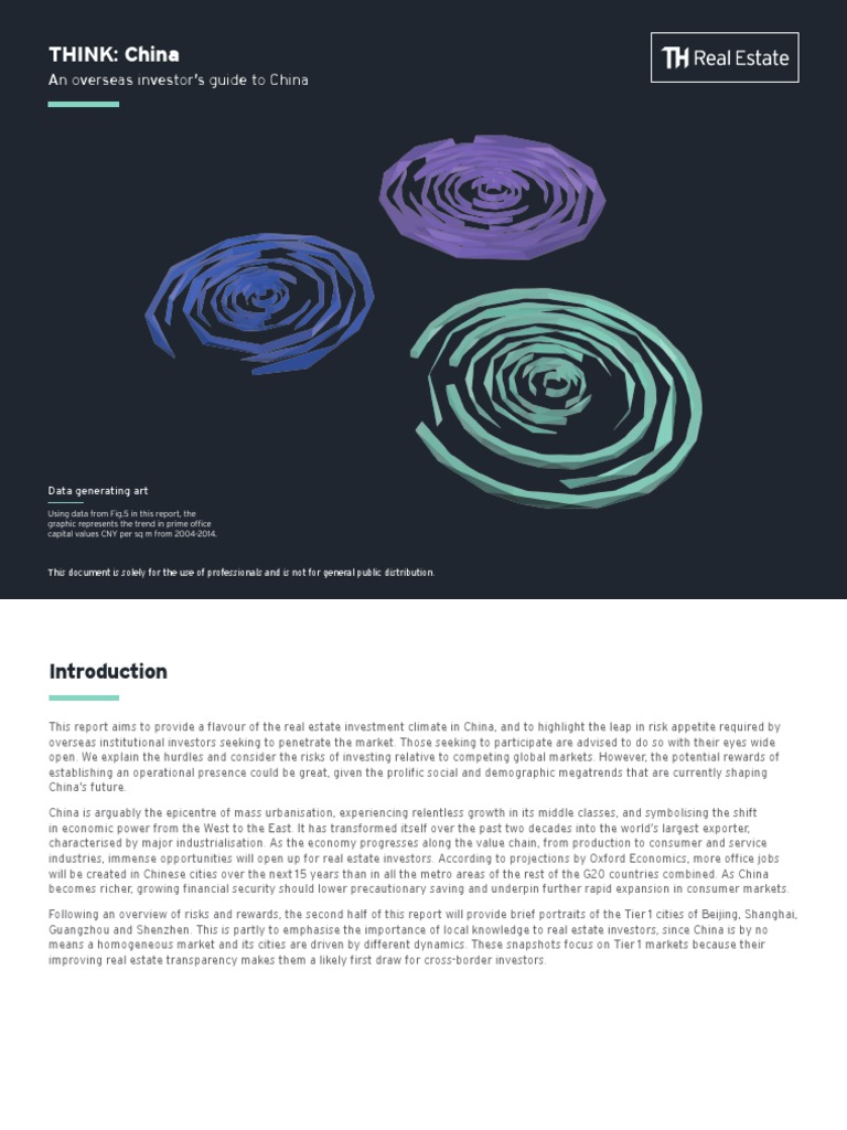 THINK: China: An Overseas Investor's Guide To China | PDF | China ...