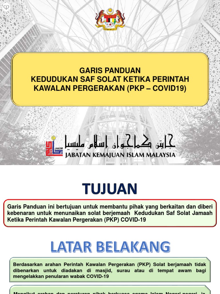 Garis Panduan Kedudukan Saf Solat Jemaah | PDF