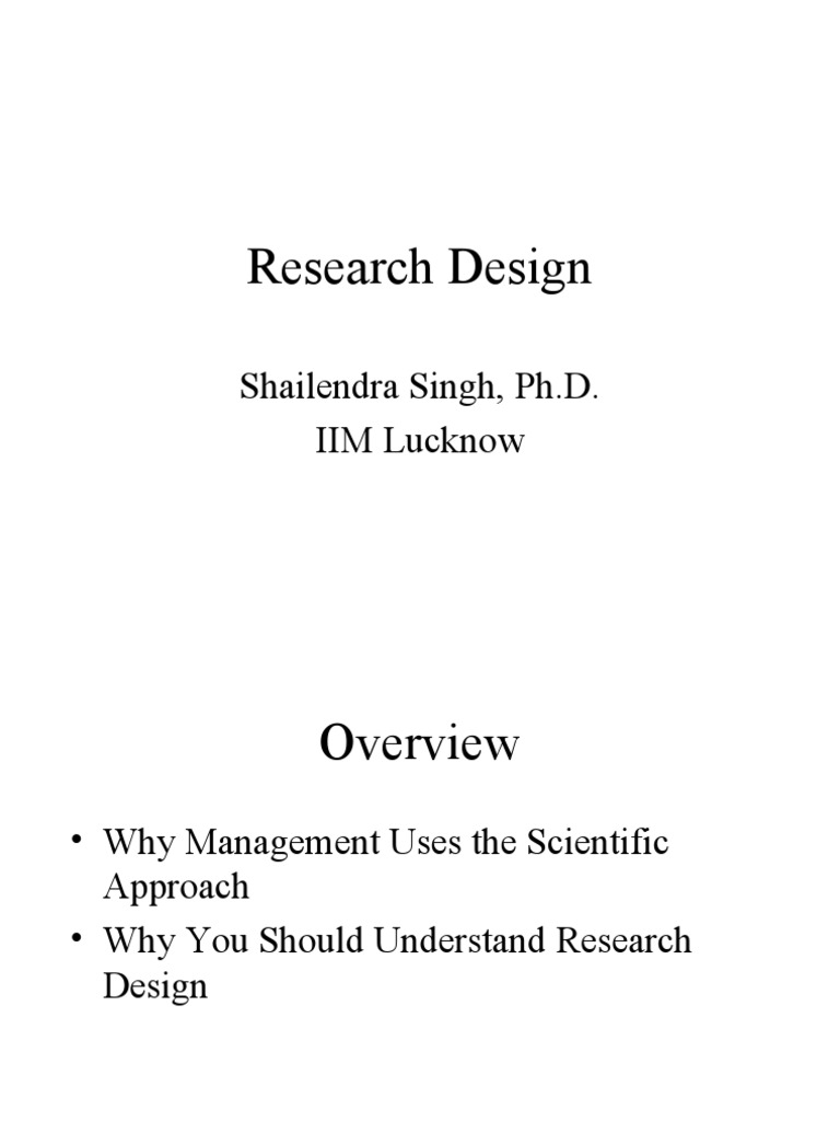 Research Design and Secondary Data | PDF | Validity (Statistics ...