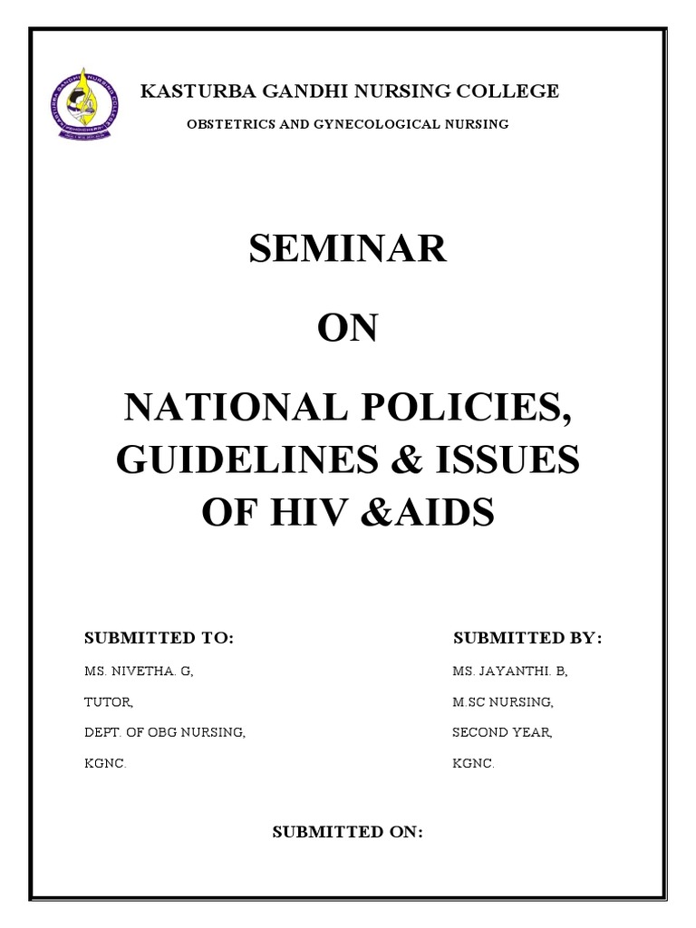 Hiv and Aids | PDF | Management Of Hiv/Aids | Hiv/Aids